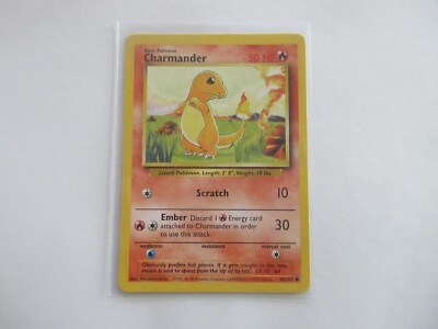 Charmander Base Set Pokemon Card LP | eBay