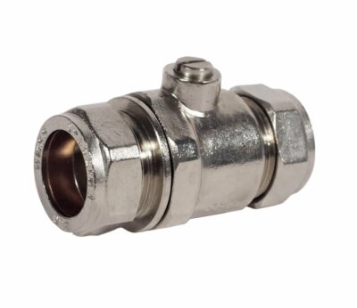 22mm Compression Full Bore Large Bore Isolating Valve Isolation Service ...