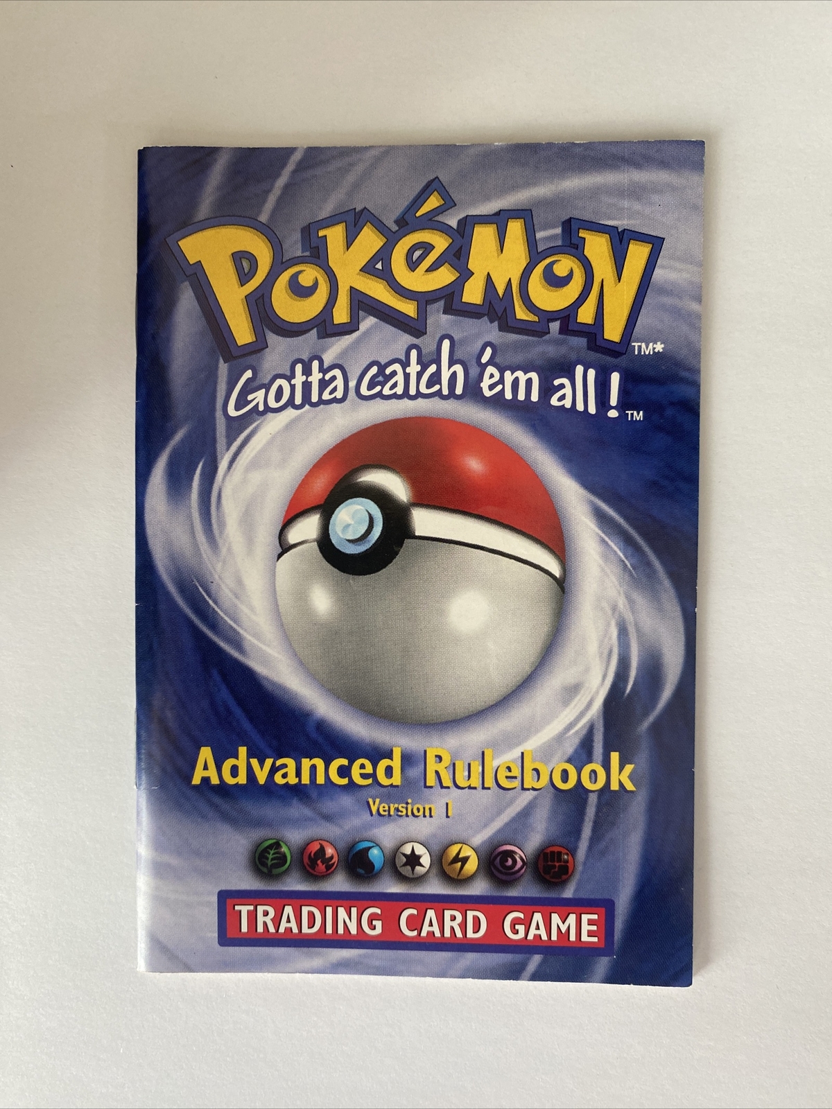 Pokémon Advanced Rulebook Version 1 Pamphlet Base Set TCG Starter 1999 ...
