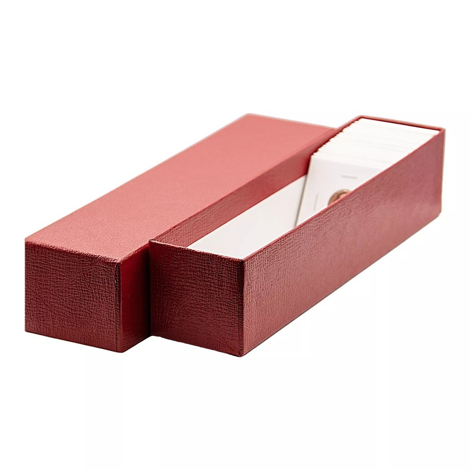 Lot Of 10 2x2 Coin Flips Red Boxes 9 Inch For Snaplock Top Quality ...