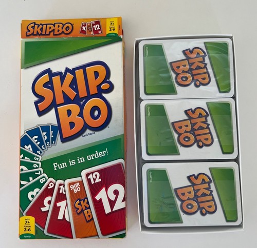 Mattel Games Skip-Bo Card Game Skip Bo NEW 7445049113176 | eBay