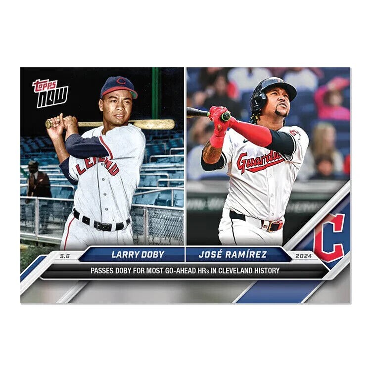 José Ramírez/Larry Doby - 2024 MLB TOPPS | Grelly USA