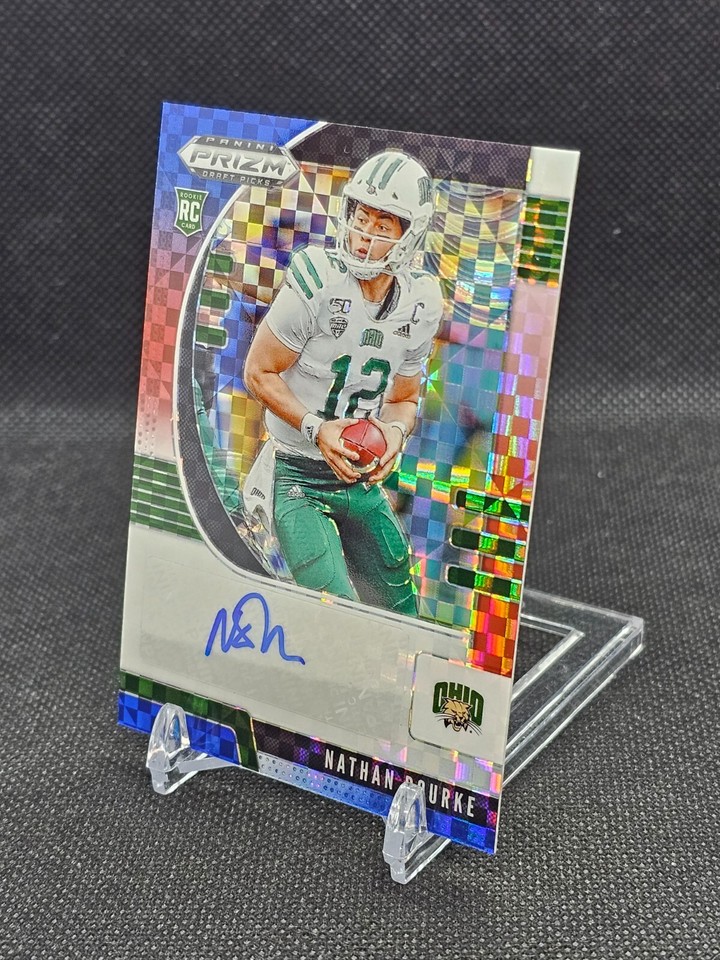 2020 Panini Prizm Draft Picks Rookies RWB Nathan Rourke #257 Rookie ...