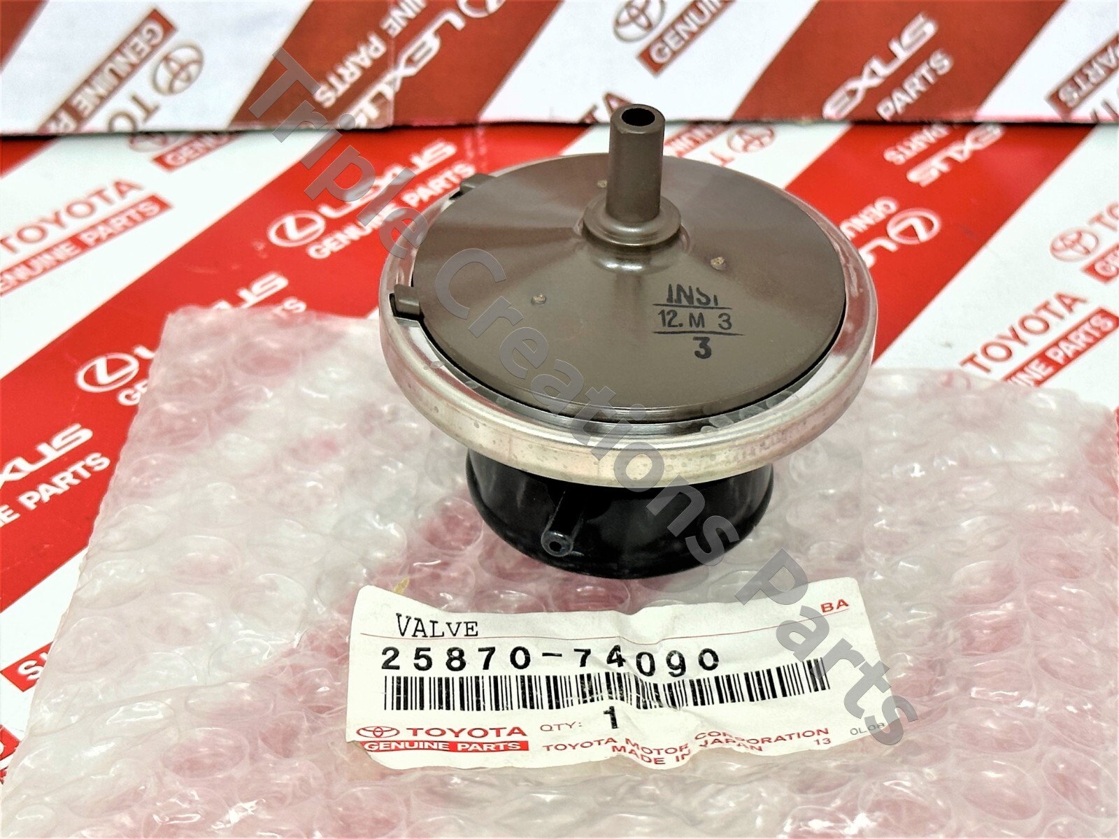 25870-74090 Genuine Toyota Modulator Assy Egr Vacuum 2587074090 OEM | eBay