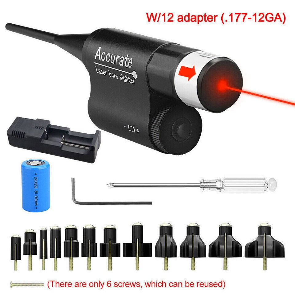 Laser Bore Sight Collimator for .177 to .50 Caliber Bore Sighter Rifles ...