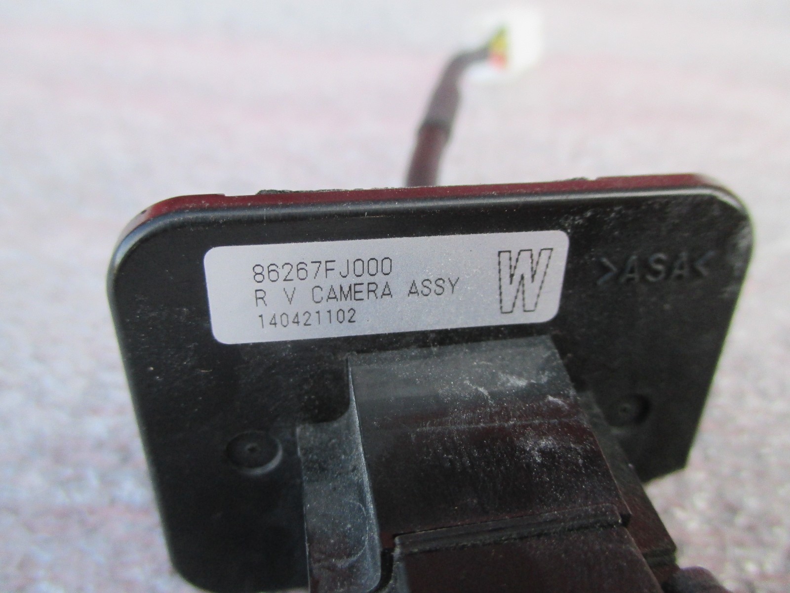 2013 2014 13 14 SUBARU XV CROSSTREK REAR VIEW CAMERA 86267FJ000 | eBay