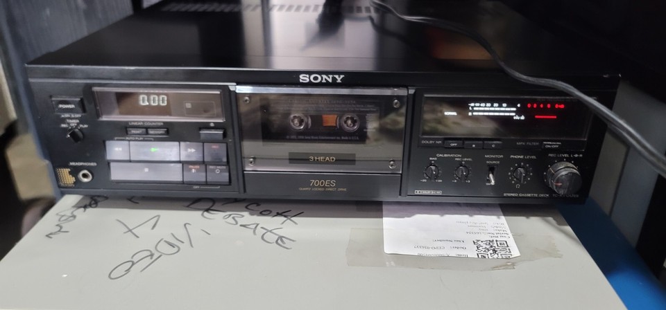 Sony TC-K700ES 3 Head Direct Drive Dual Capstan Deck SERVICE FULLY ...