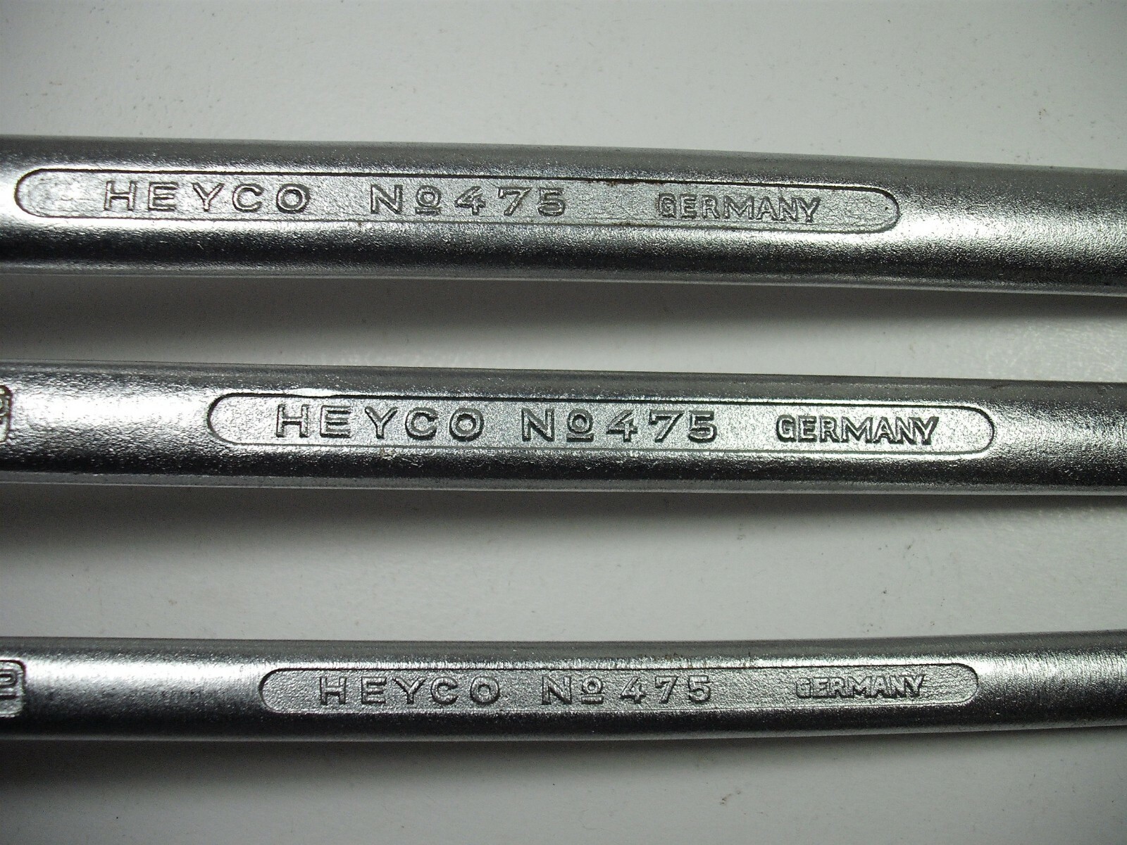 3 piece HEYCO No.475 Ring Spanner Wrench Germany | eBay