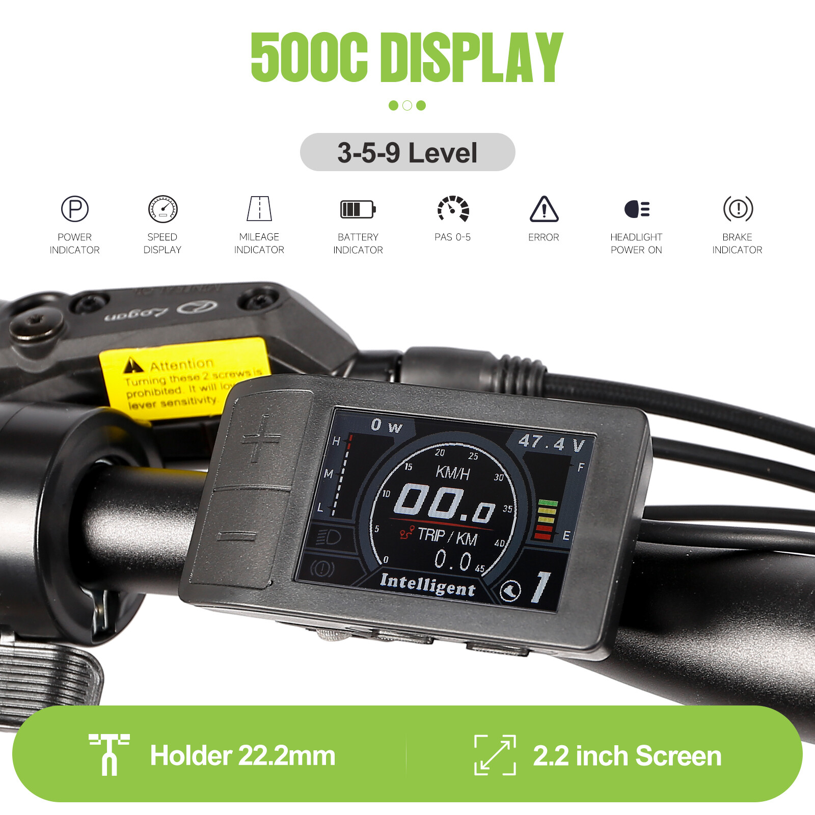 Electric Bike Multi Display EKD01 P860ML 500C for Bafang BBS HD Mid ...