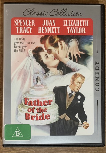 DVD: Father Of The Bride - 1950 comedy-romance, Spencer Tracy ...