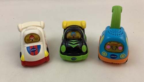 Vtech Go Go Smart Wheels Interactive 2 Race Cars Riley Rob and Tommy ...