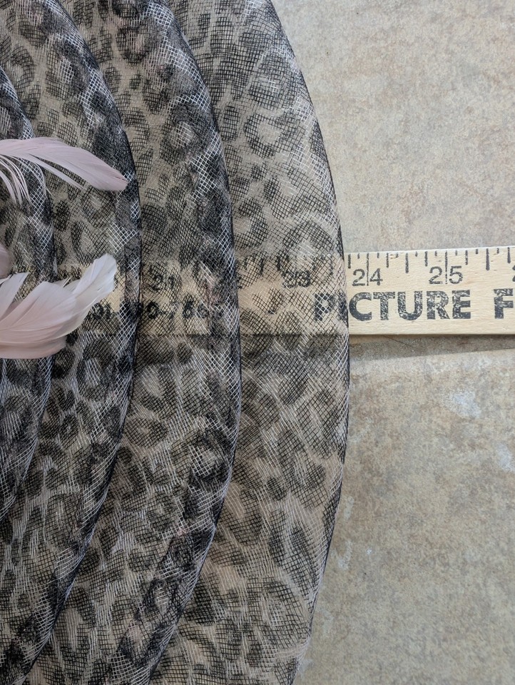 Something Special Brown Polyester Floppy Fashion Hat With Bow Feathers ...