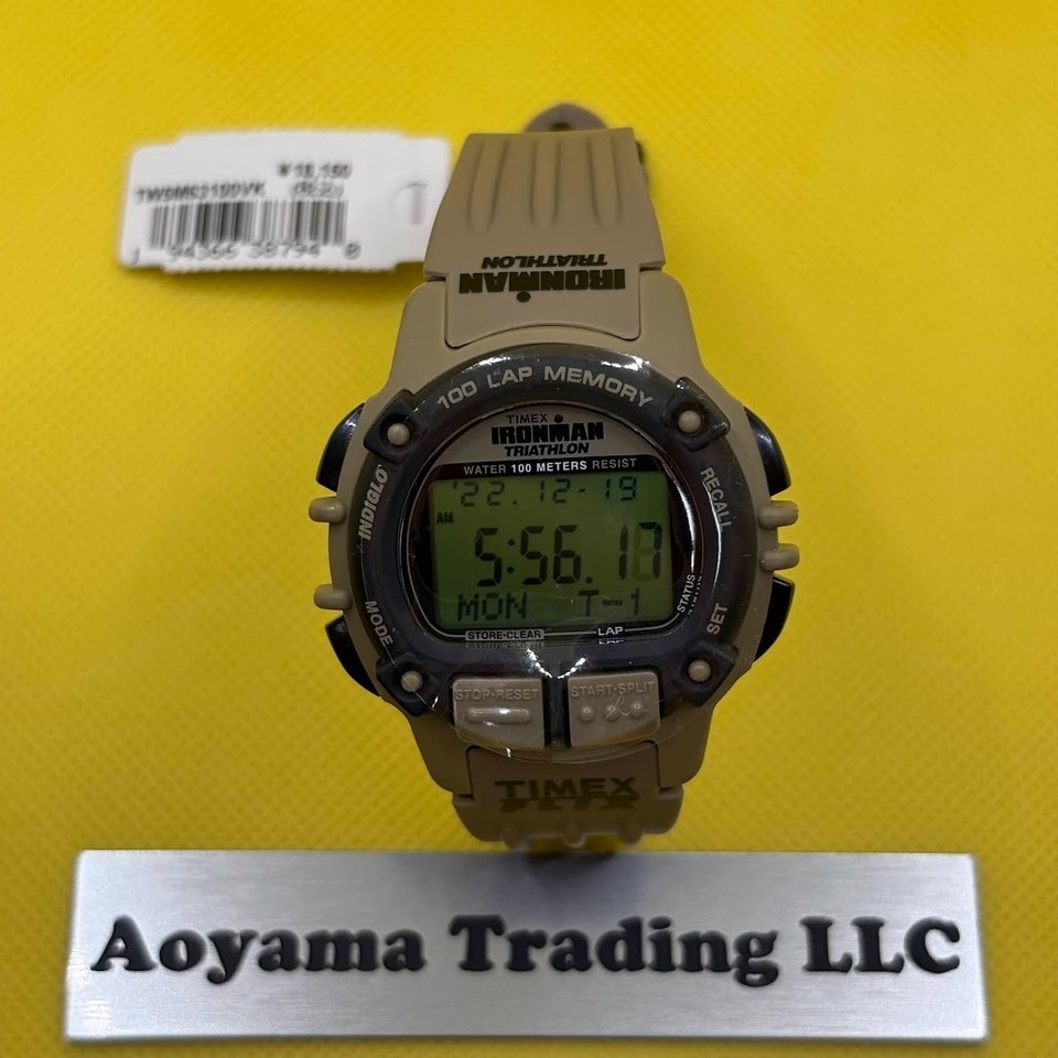 Timex TW5M63100 Green Mens Digital Watch Ironman Flix Men's watch New ...