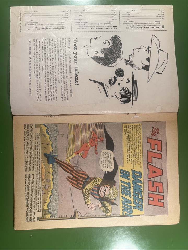 LOT OF 4 SILVER AGE FLASH COMICS! #113 #125 #129 #150 VG 1st Trickster ...