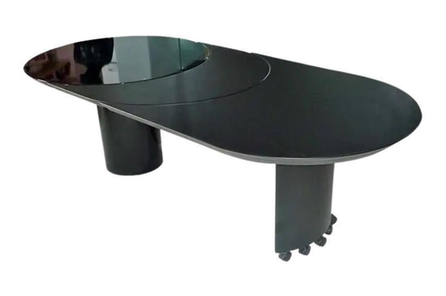 Roger Rougier 1980s Extension Dining Table Model 3600-50 Black ...