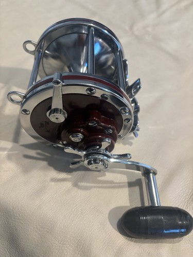 PENN SENATOR 114-H 6/0 Big Game Fishing Trolling Reel , red w/black ...