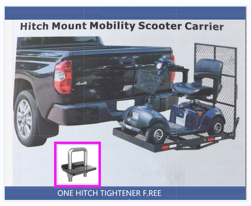 Hitch Mount Wheelchair Scooter Carrier Tow Bar Luggage Rack Ramp 🎅FREE ...