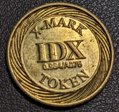 TOKEN - IDX SECURITY X-MARK 0.984/A075 TOKEN Brass | eBay