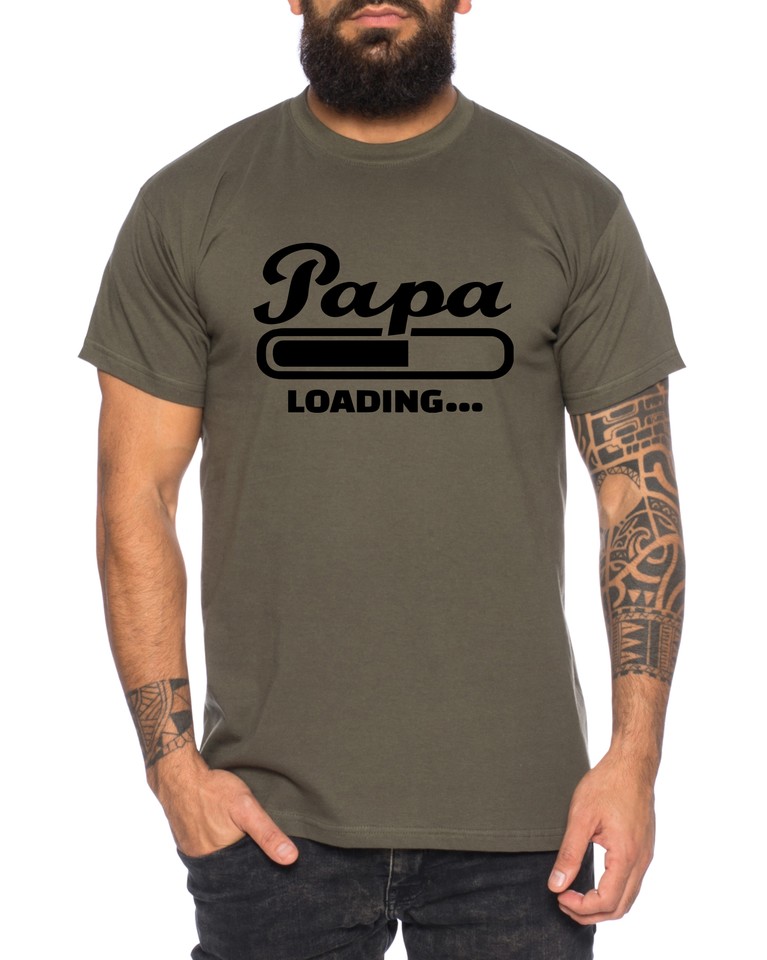 Papa Loading Herren T-Shirt Cooles Walt lustiges Fun Shirt | eBay.de
