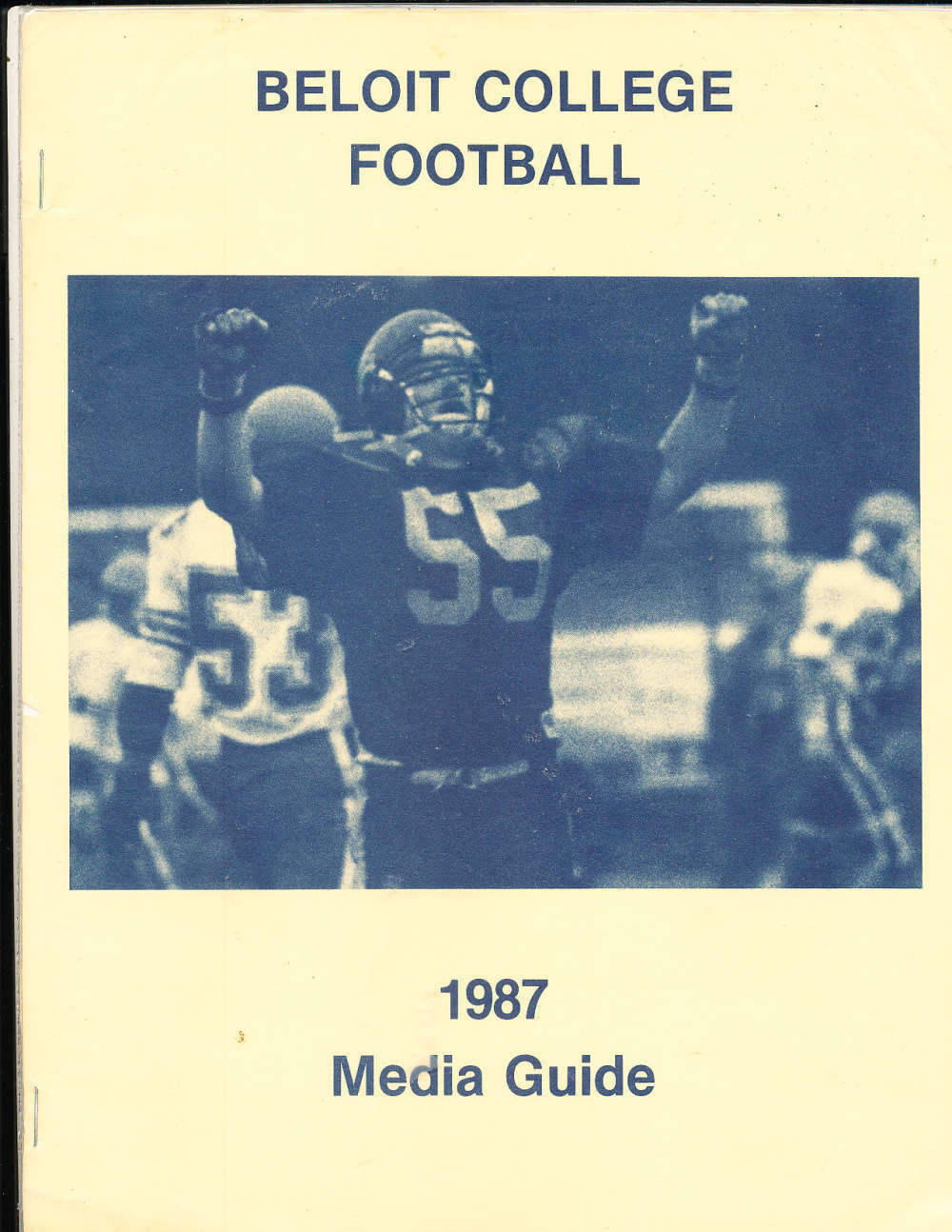 1987 Beloit College Football Media Guide bx121 | eBay