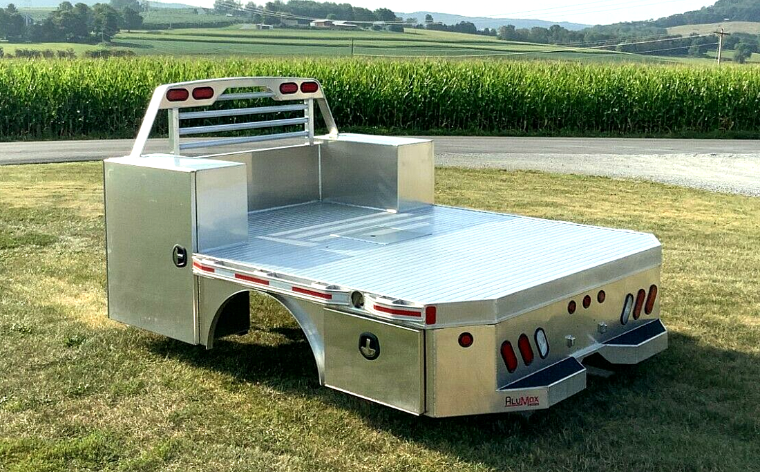 Aluminum SBV Flatbed Service Body, design for Gooseneck, Toolboxes fits ...