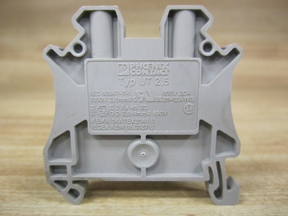 Phoenix Contact 3044076 Terminal Block Type UT2.5 (Pack of 12) | eBay
