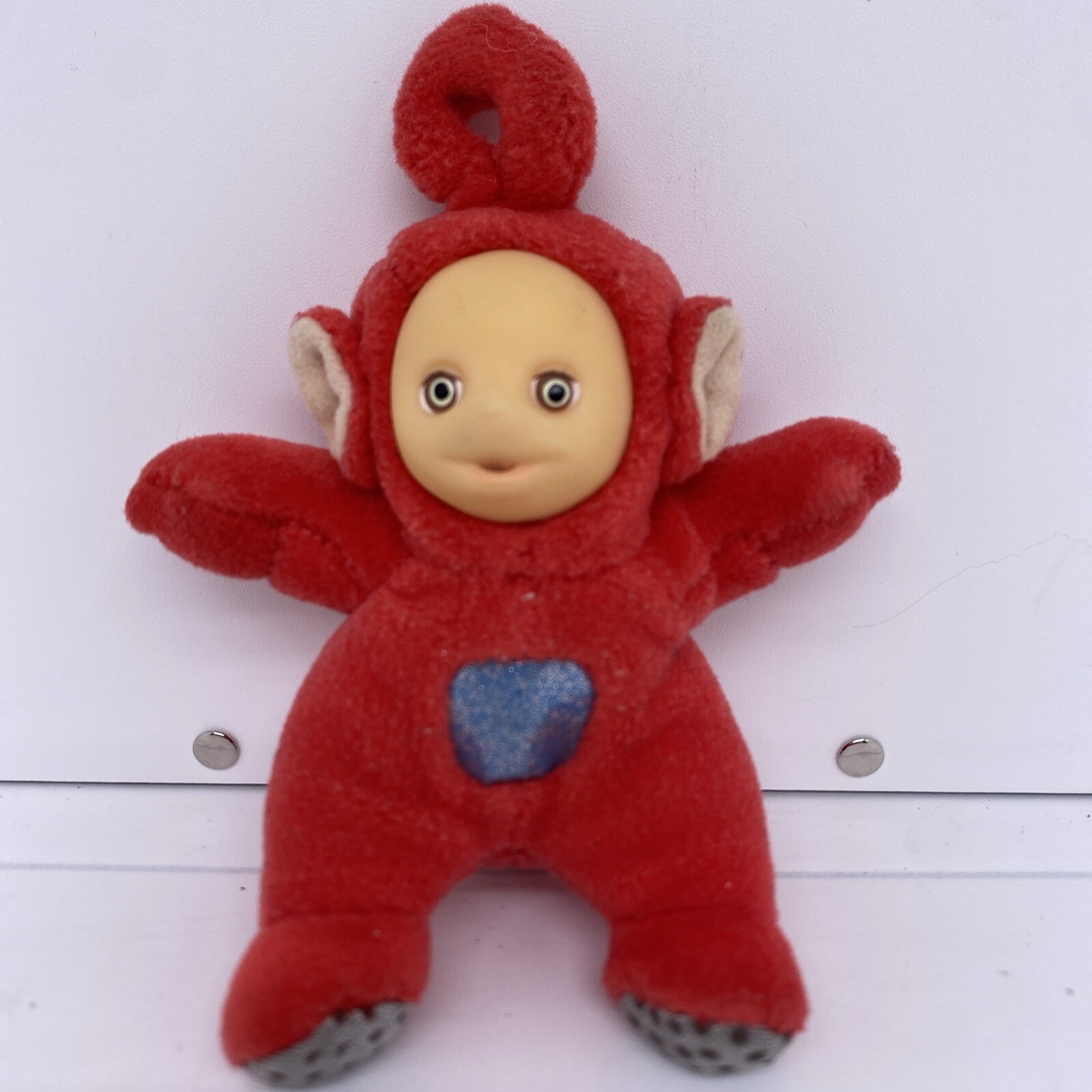 VTG Teletubbies Po Rubber Face Teletubby 5” Red Plush Ragdoll Vintage ...