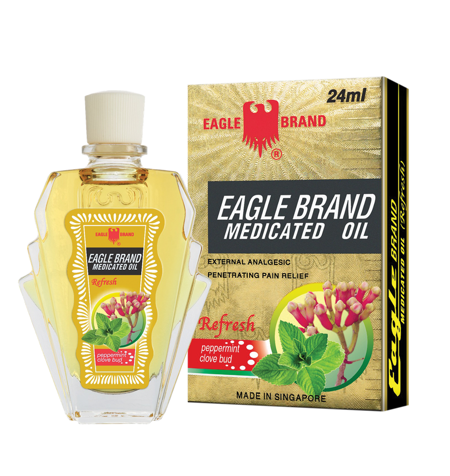 Eagle Brand Medicated Oil 12 PacksX24 mL - Pick Any (ORIGINAL/AROMATIC ...
