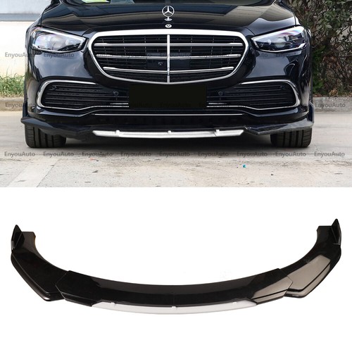 For Mercedes-Benz S450 S500 Front Bumper Lip Spoiler Splitter Gloss ...