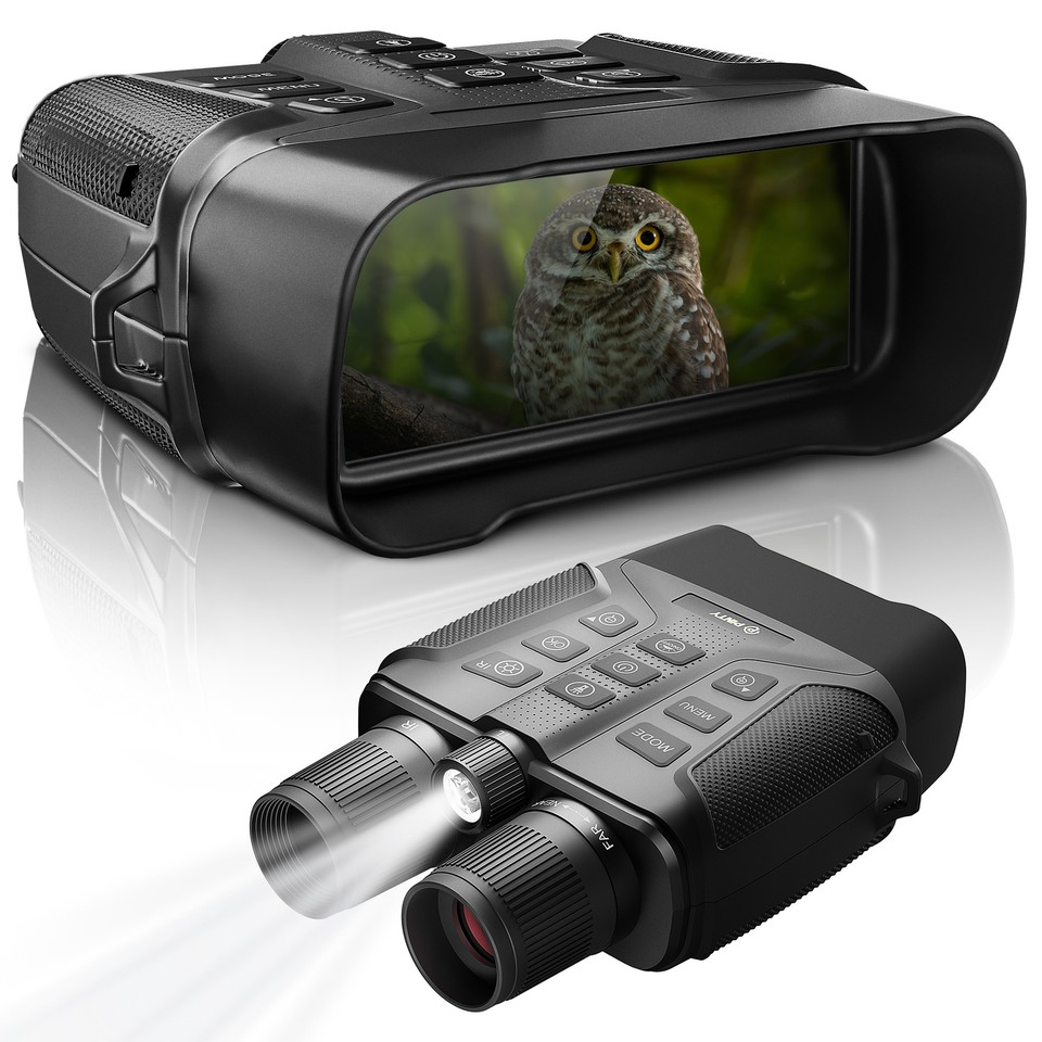 PINTY REAL 4K Night Vision Goggles UHD Digital Vision Scope w/5x ...