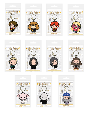 Official Harry Potter Chibi Character Keychains Novelty HP Film Keyring ...