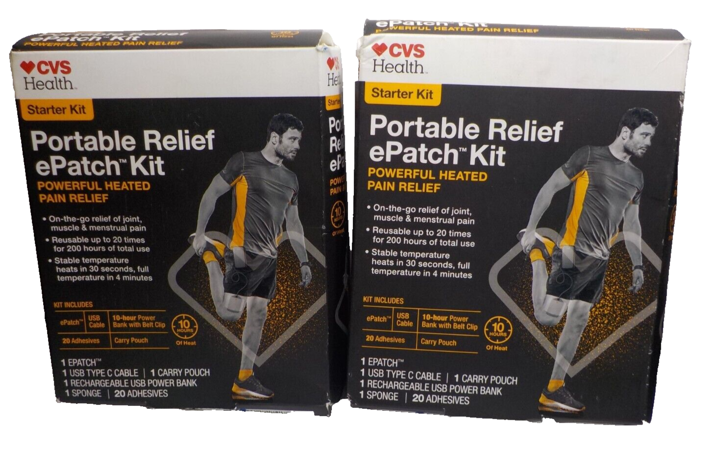 2 boxes CVS Health- Portable Relief ePatch Starter Kit + Portable ...