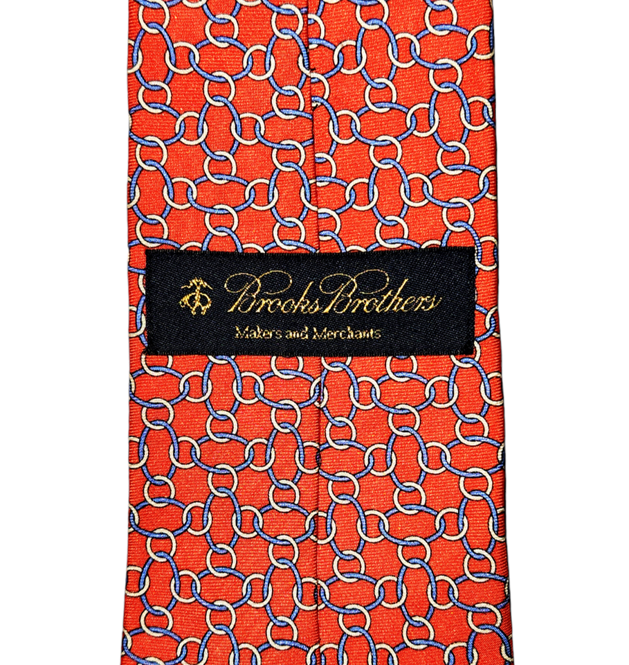 Brooks Brothers Makers and Merchants Necktie Tie Red Blue White ...