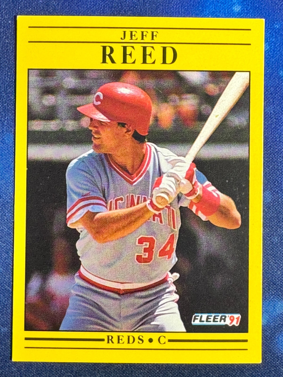 1991 Fleer #78 Jeff Reed Cincinnati Reds | eBay