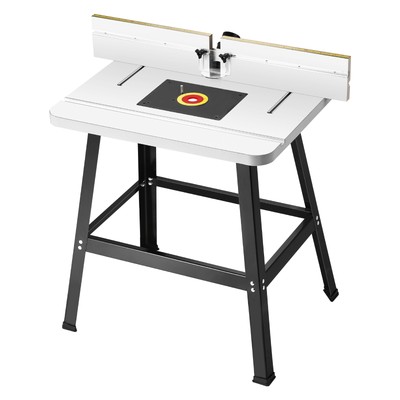 VEVOR Benchtop Router Table 31.5 in x 23.9 in with Fence MDF Top Dust ...