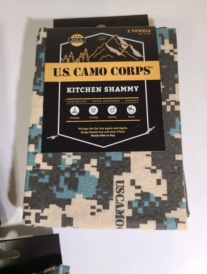 Us Camo Corps Kitchen Shammy Cloth | eBay