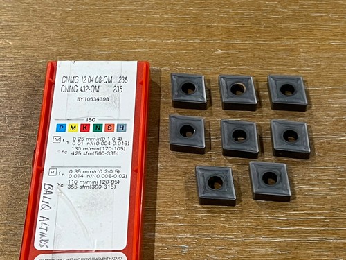 SANDVIK Carbide Inserts - CNMG 12 04 08-QM CNMG 432-QM 235 - Qty. 8 ...