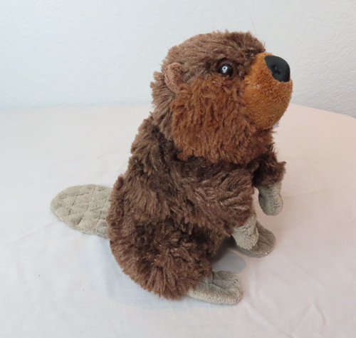 WILD REPUBLIC Beaver Plush Realistic Brown Gray Soft Stuffed Animal Toy ...