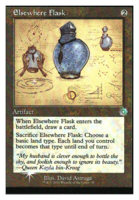 Elsewhere Flask (Schematic) (Foil) The Brothers' War Retro Artifacts | eBay