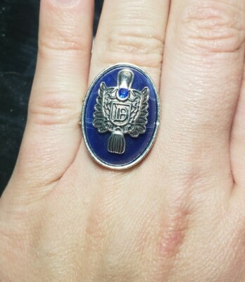 The Vampire Diaries "D" Initial Damon Salvatore Thick Daylight Ring ...