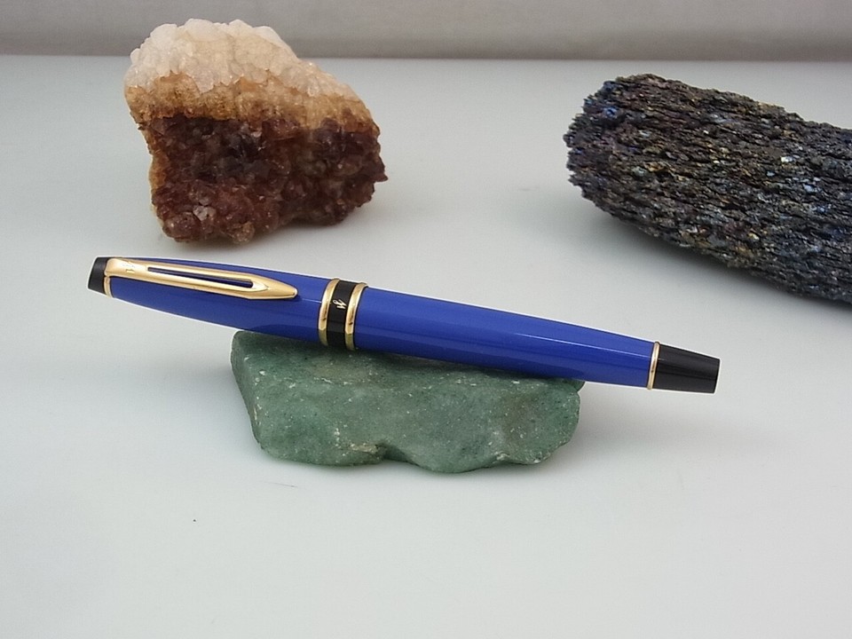 Waterman Expert Patronenfederhalter Fountain Pen Blue | eBay Australia