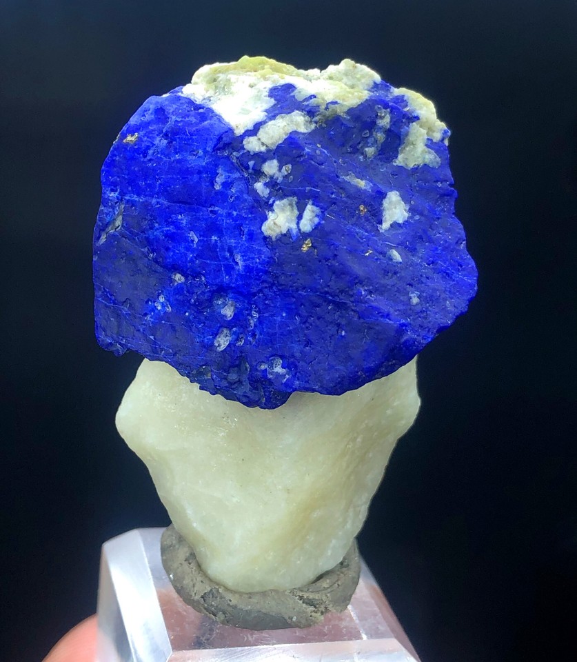 41 Gm Unique Ink Blue Lazurite With Pyrite Specimen From Badkhshan ...