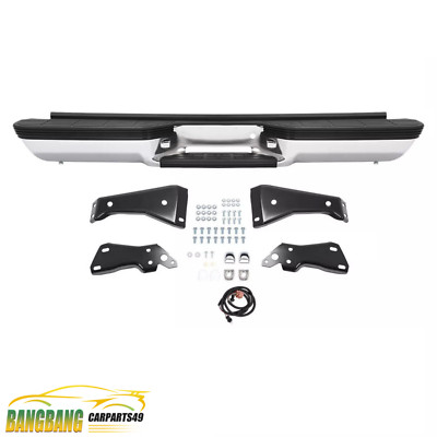 Chrome Rear Bumper For Chevrolet C1500 C2500 K1500 K2500 Fleetside 1988 ...