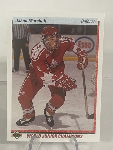 1990-91 Upper Deck Jason Marshall Rookie World Juniors Canada #453 Pack ...