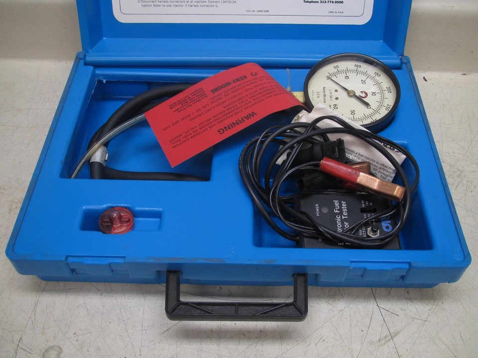 Kent-Moore Fuel Injection Diagnostic Kit P/N: J-34730-B FREE SHIPPING ...