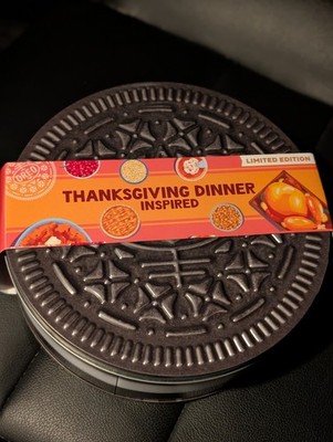OREOiD Oreo Thanksgiving Dinner Cookie Tin 12ct Flavored Cookies ...