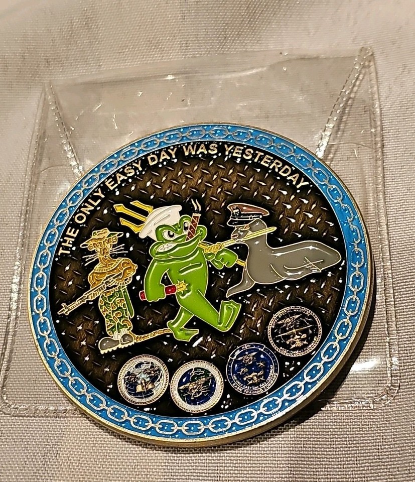 Rare Naval Special Warfare CPO SEASON SEAL Class #156 Navy Challenge ...