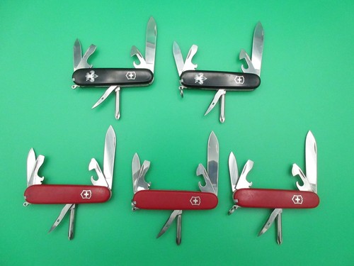 Lot x5 Victorinox Swiss Army Tinker 91mm Folding Knives Multi Tools BSA ...