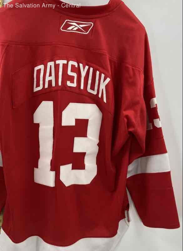 Reebok Mens Red Detroit Red Wings Pavel Datsyuk 13 Hockey-NHL Jersey ...