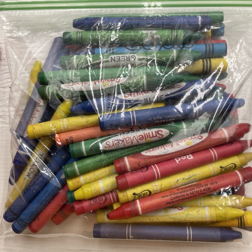 Bulk Lot 4 lbs Crayons Melting Art Crafts, whole RoseArt And Misc (no ...